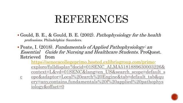 Pathophysiology pptx | PPTX
