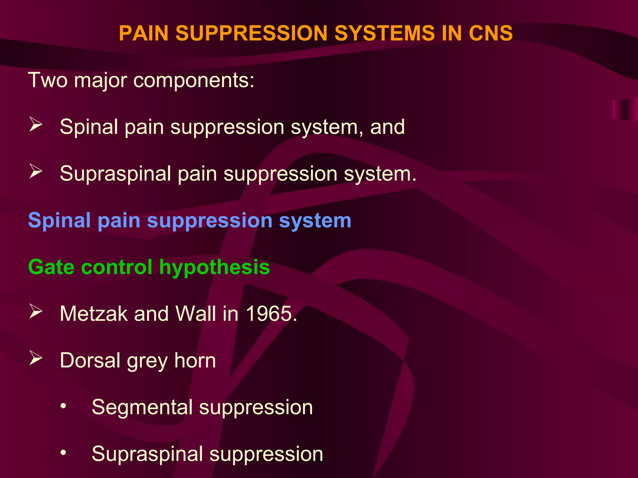Pathophysio of pain | PPT
