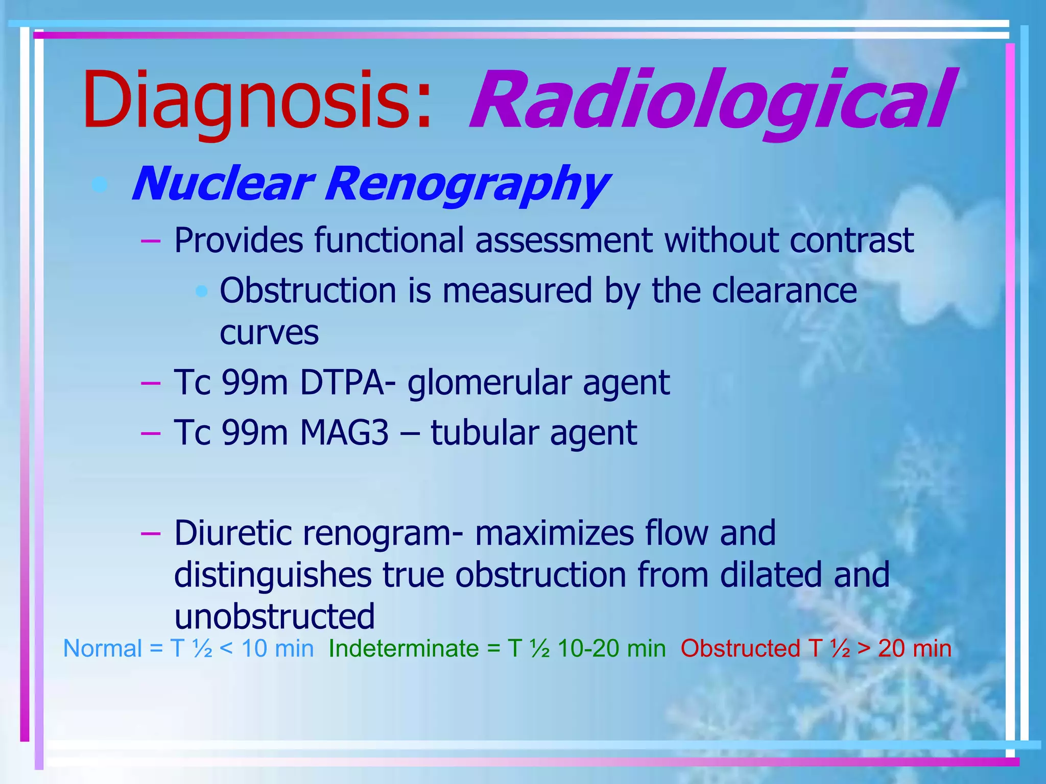 Pathophysioogy of urinary tract obstruction bassem presentation | PPT