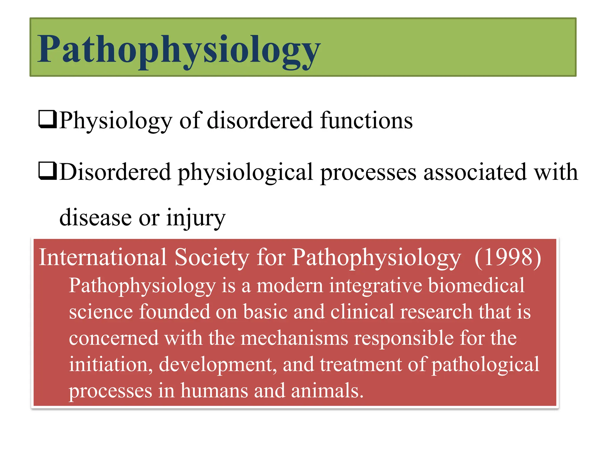 pathophysiology- terminologies bsc nursing slides notes | PDF