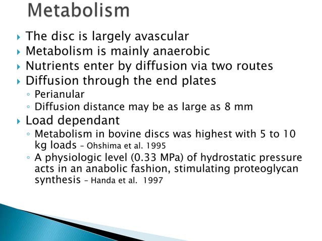 Pathophysiology of low back pain | PPTX