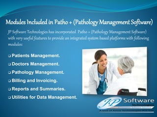 Patho plus A complete pathology management software | PPT