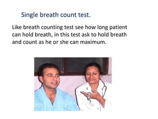 Pulmonary function test | PPTX