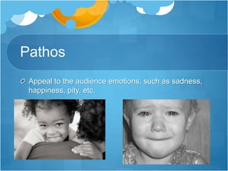 Pathos logos ethos | PPTX
