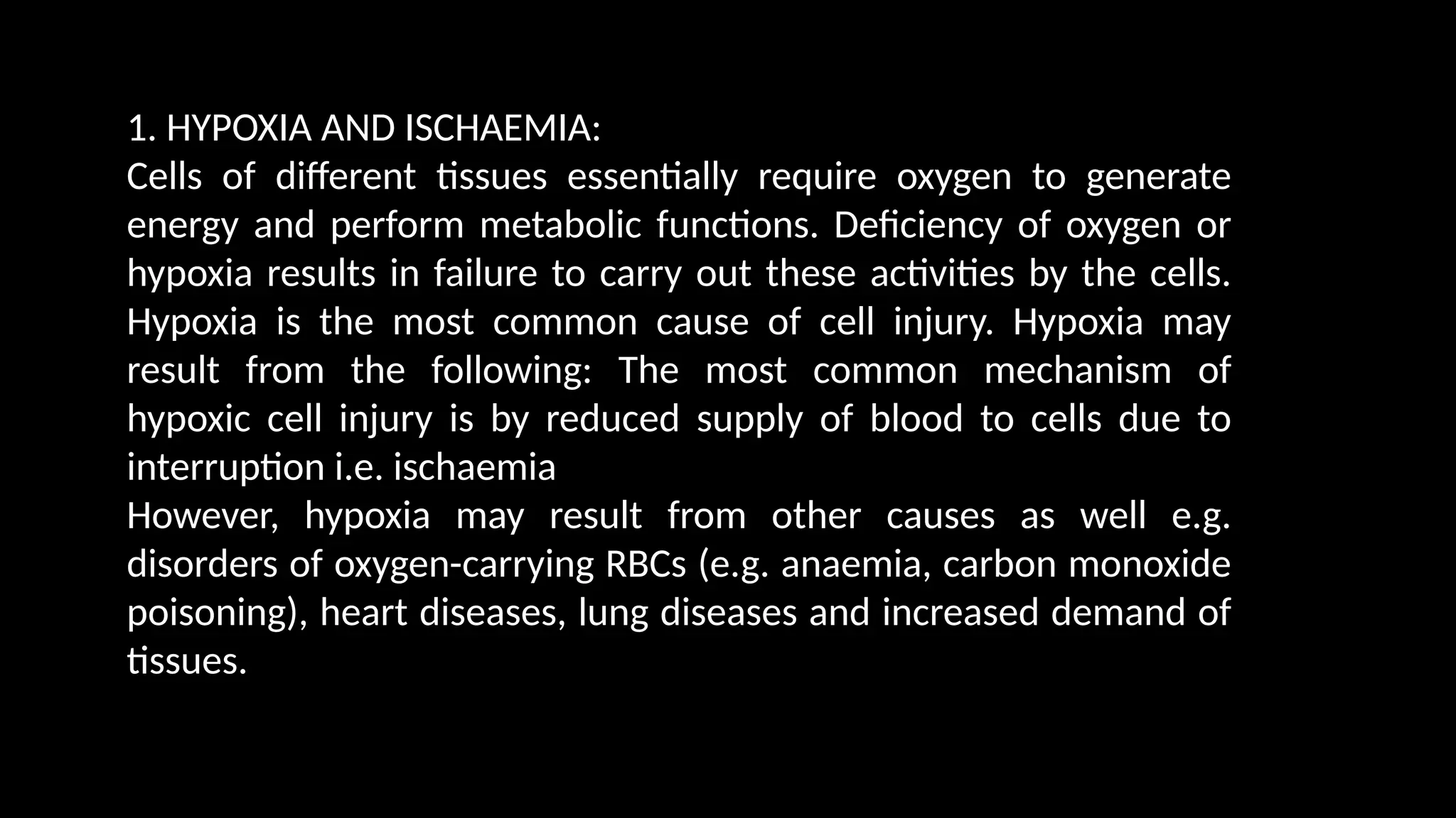 Etiology of Cell injury / Pathophysiology / PharmD slides | PPTX