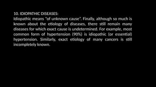 Etiology of Cell injury / Pathophysiology / PharmD slides | PPTX