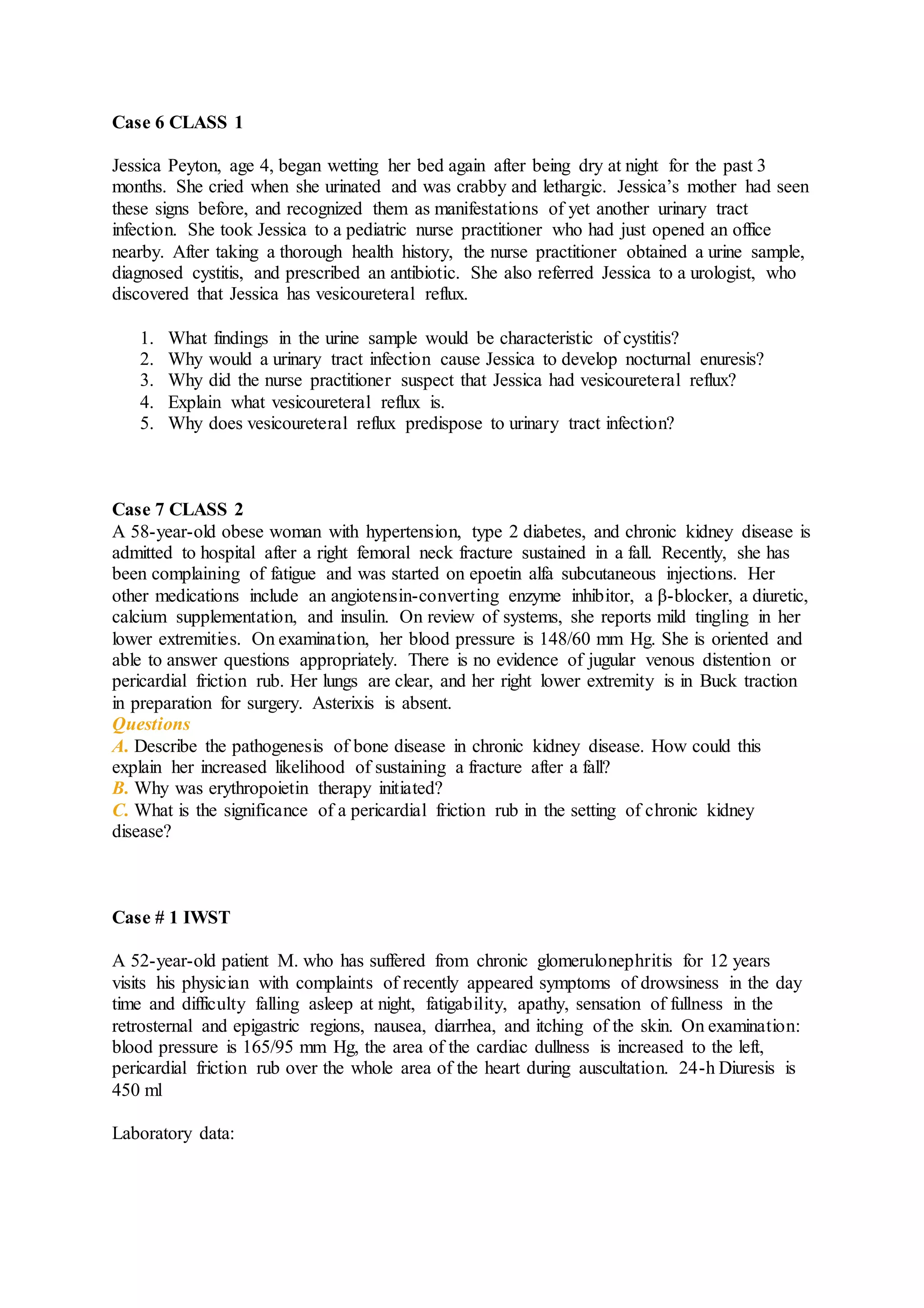Path Physiology Clinical Question | DOCX | Heart and Cardiovascular ...