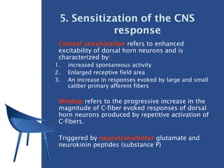 Pathphysiology of pain | PPT