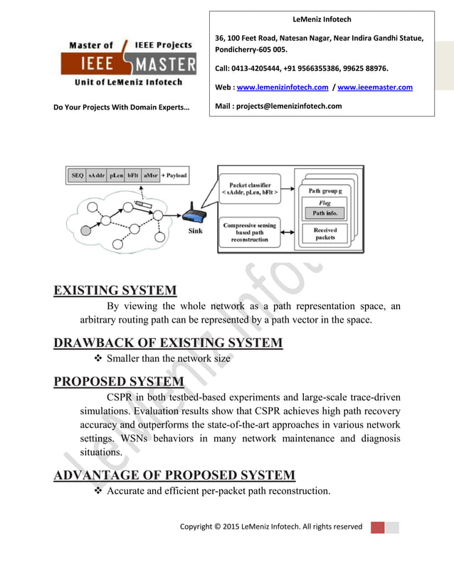 Path Reconstruction In Dynamic Wireless Sensor Networks Using