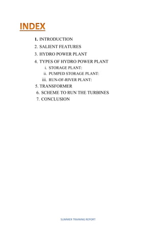 Pathri power house report | PDF