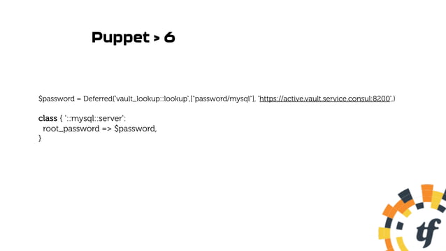 Puppet and the HashiStack | PPT