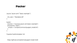 Puppet and the HashiStack | PPT