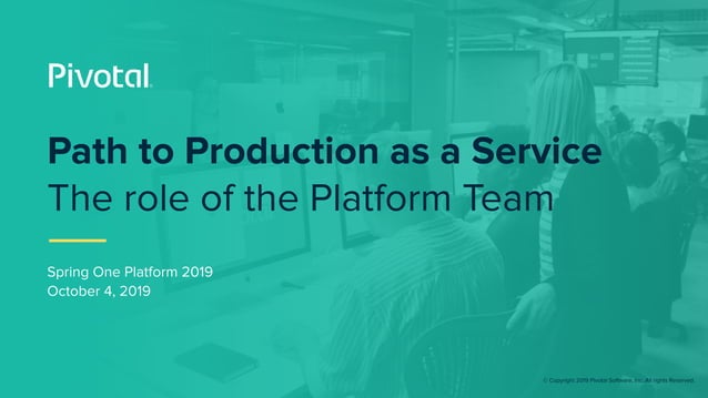 Path to Production as a Service | PPT