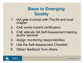 Path to Quality - Step-by-Step Guide.ppt