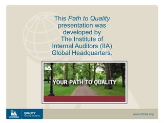 Path to Quality - Step-by-Step Guide.ppt