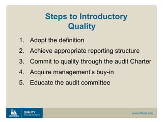 Path to Quality - Step-by-Step Guide.ppt