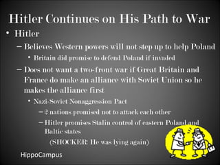 Path to WWII | PPT