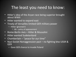 Path to WWII | PPT