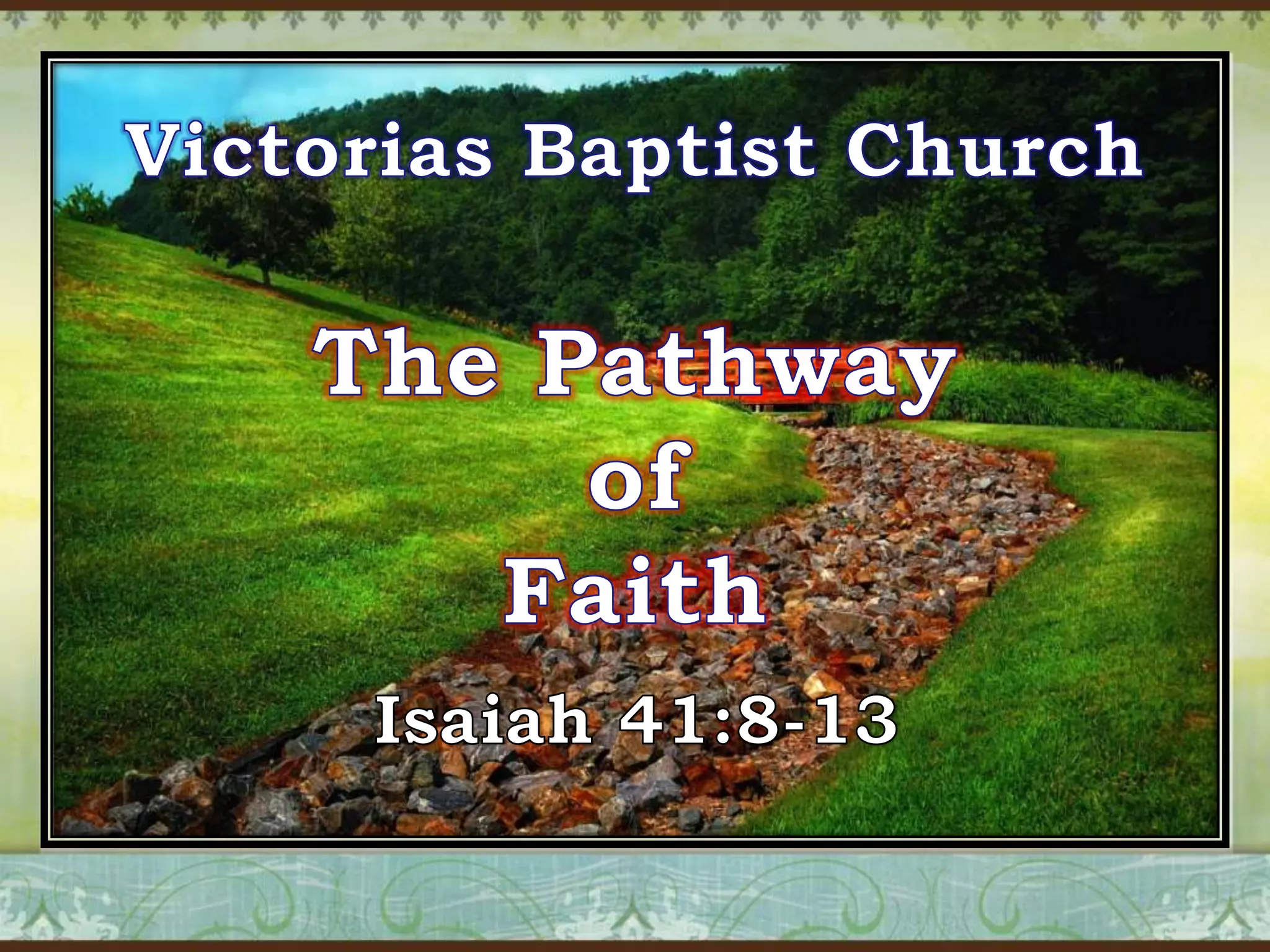 The Pathway of Faith | PPTX