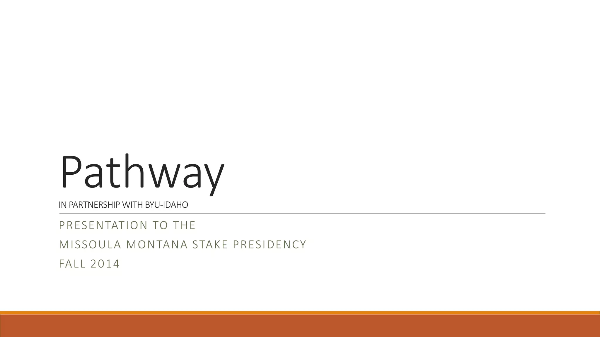 Pathway | PPT