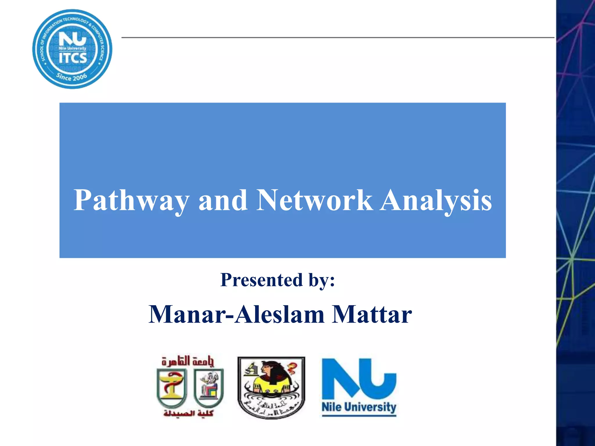 Pathway and network analysis | PPTX