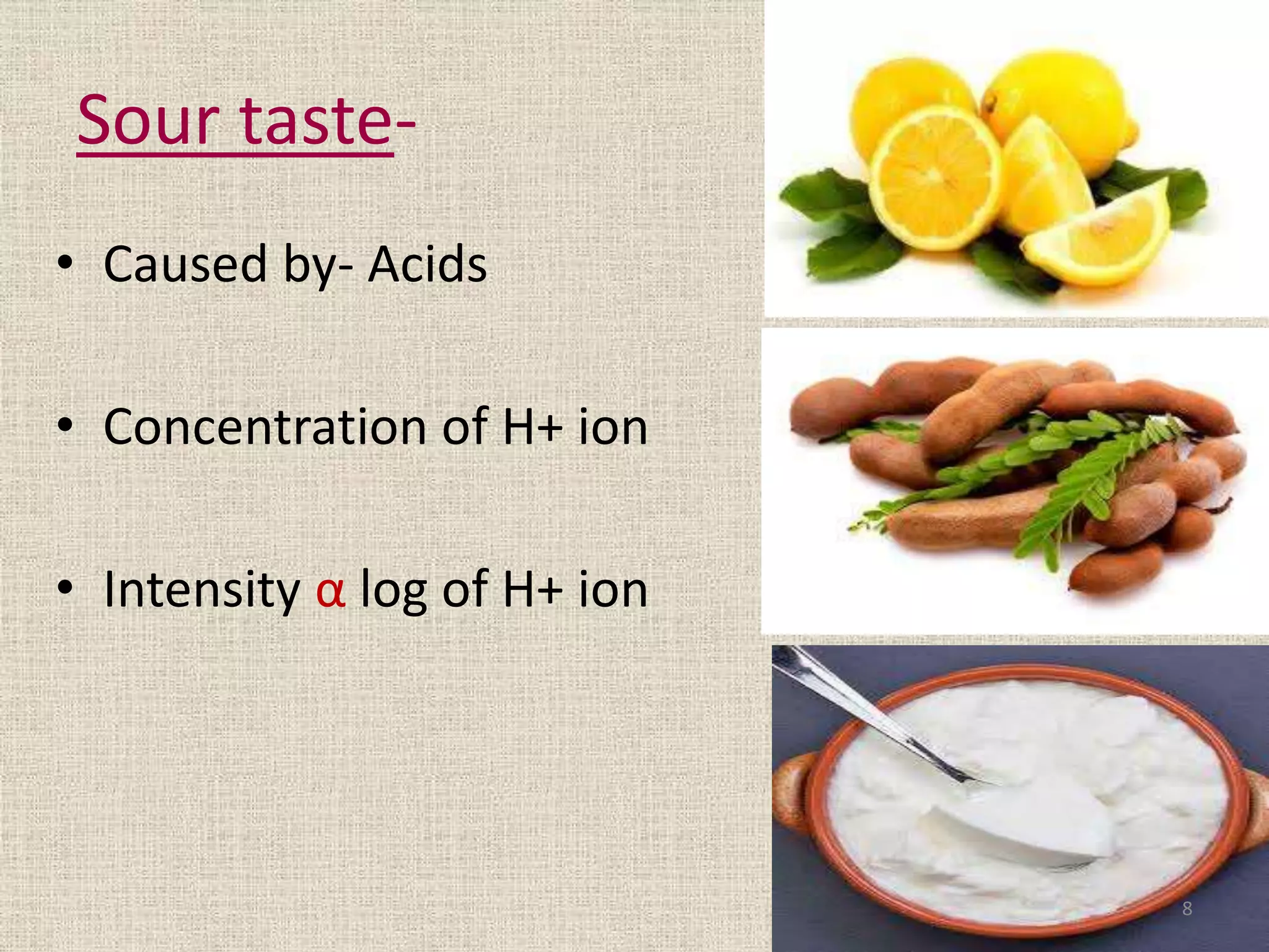 Pathway for taste sensation | PPTX