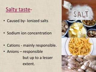 Pathway for taste sensation | PPTX