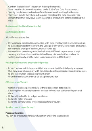 Data Protection Act 1998 (amended 2000) | PDF