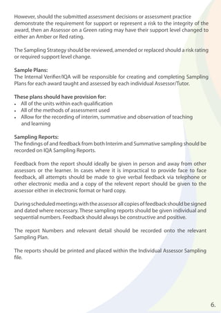 Pathway Group Internal Quality Assurance Strategy | PDF