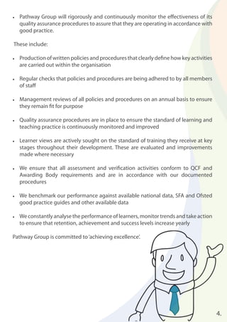 Pathway Group Quality Assurance Policy | PDF | Educational Assessment ...