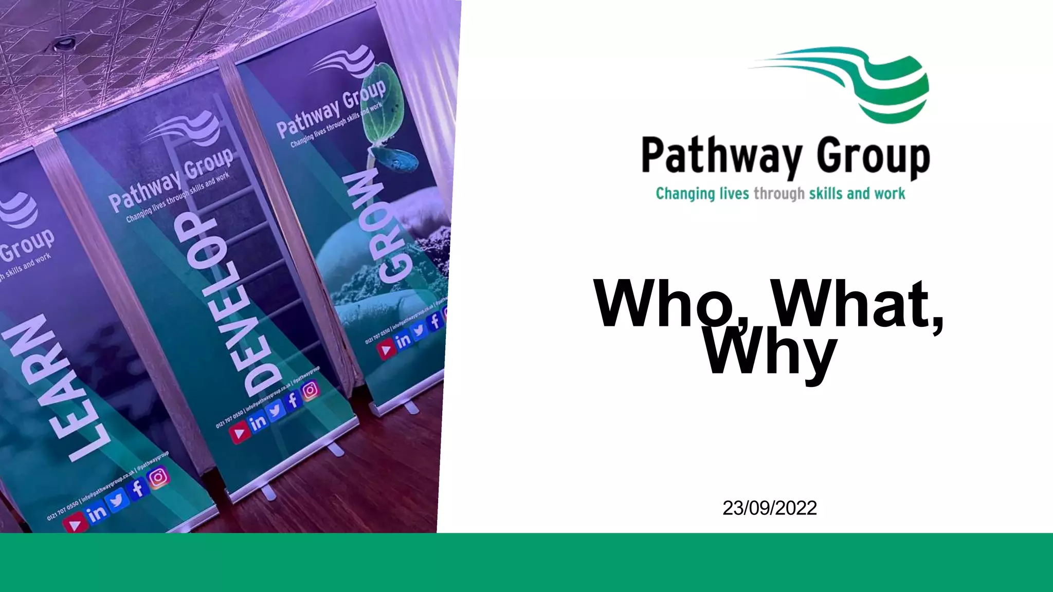 Who, What, Why - Pathway Group Overview | PPT