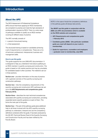 Pathway guide quantity_surveying_construction_dwl_pt | PDF