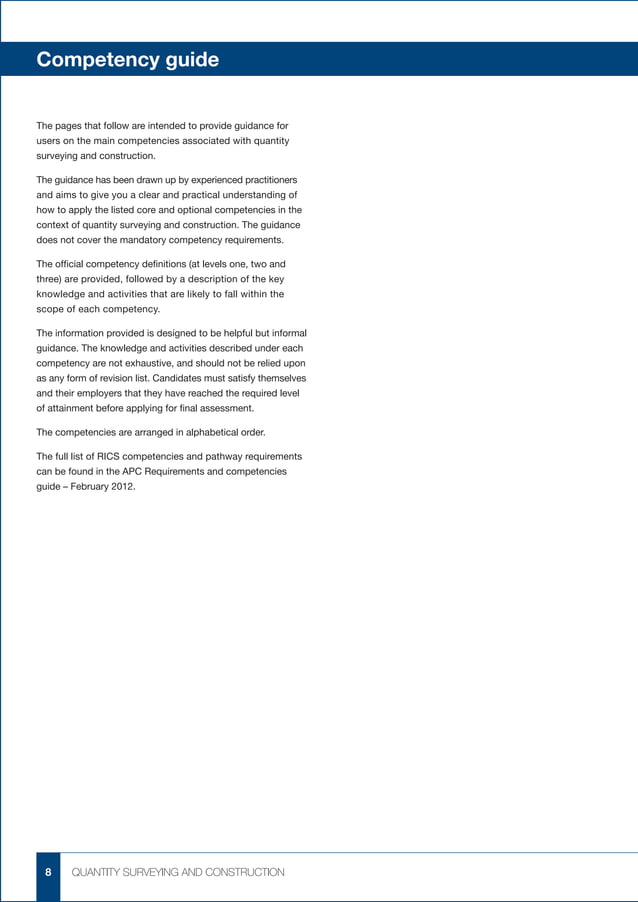 Pathway guide quantity_surveying_construction_dwl_pt | PDF | Civil ...