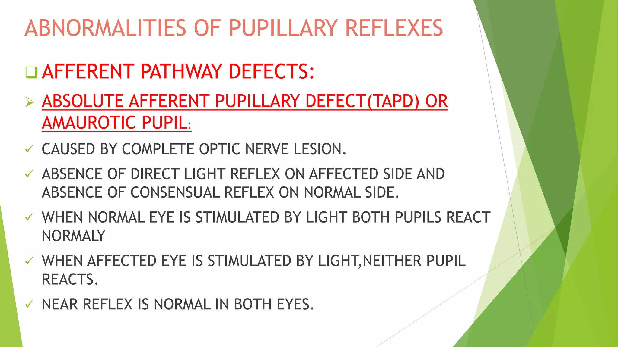 PATHWAY OF LIGHT REFLEX AND NEAR REFLEX.pptx