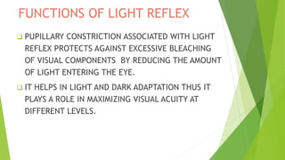 PATHWAY OF LIGHT REFLEX AND NEAR REFLEX.pptx