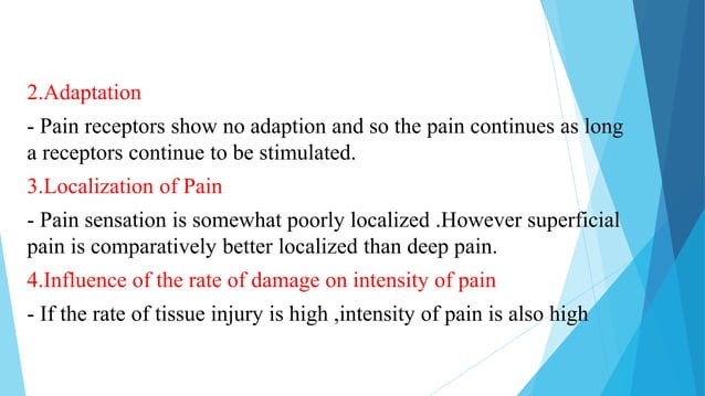 Pathway , physiology , perception of pain | PPTX
