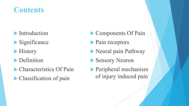 Pathway , physiology , perception of pain | PPTX