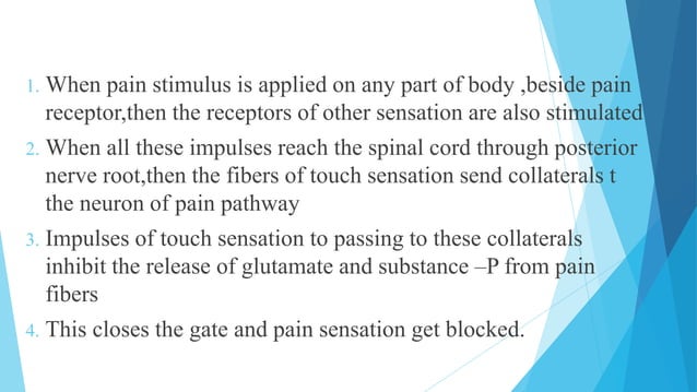 Pathway , physiology , perception of pain | PPTX