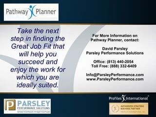 Pathway planner from profiles international | PPT
