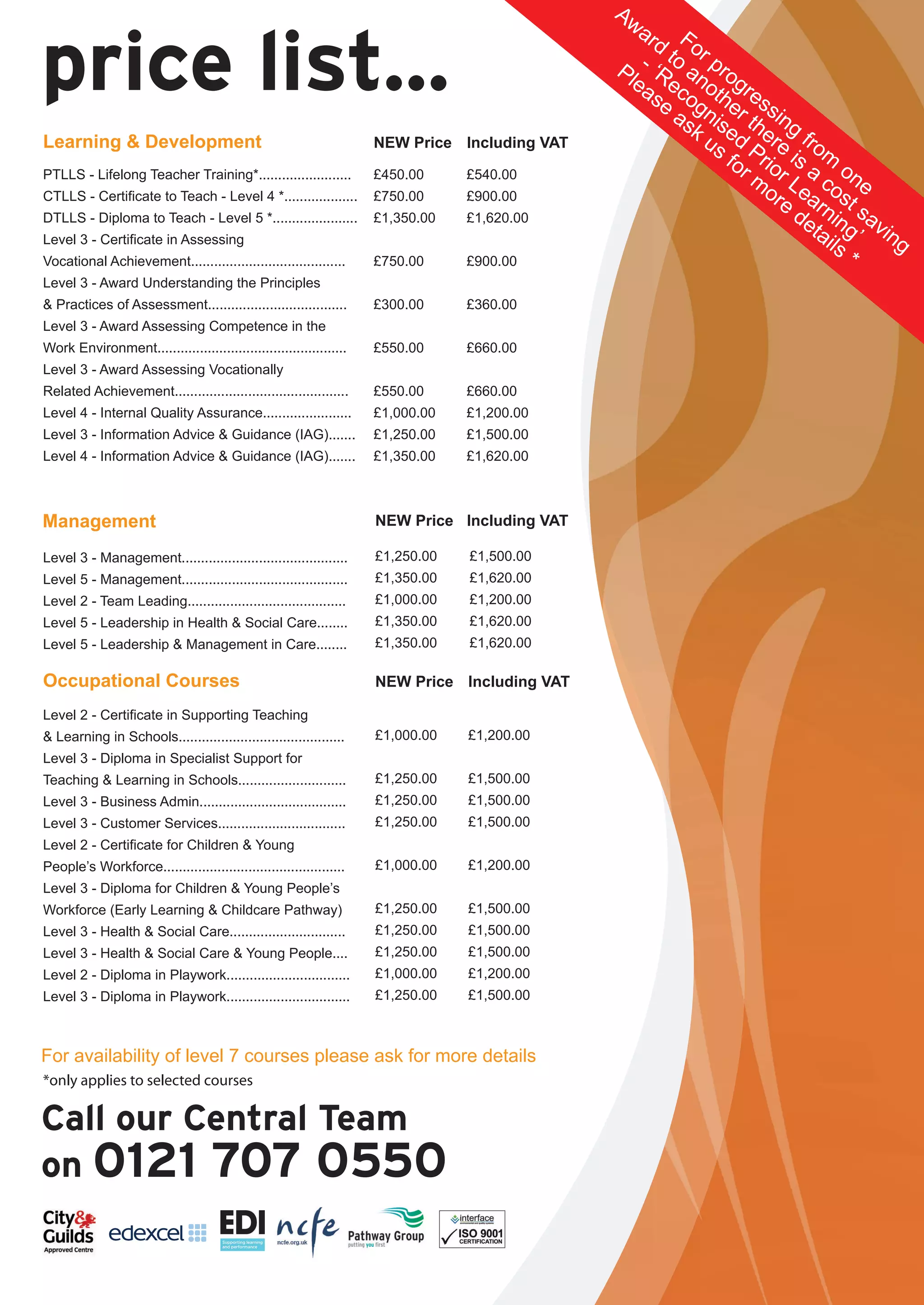 Pathway Professional Price Leaflet | PDF