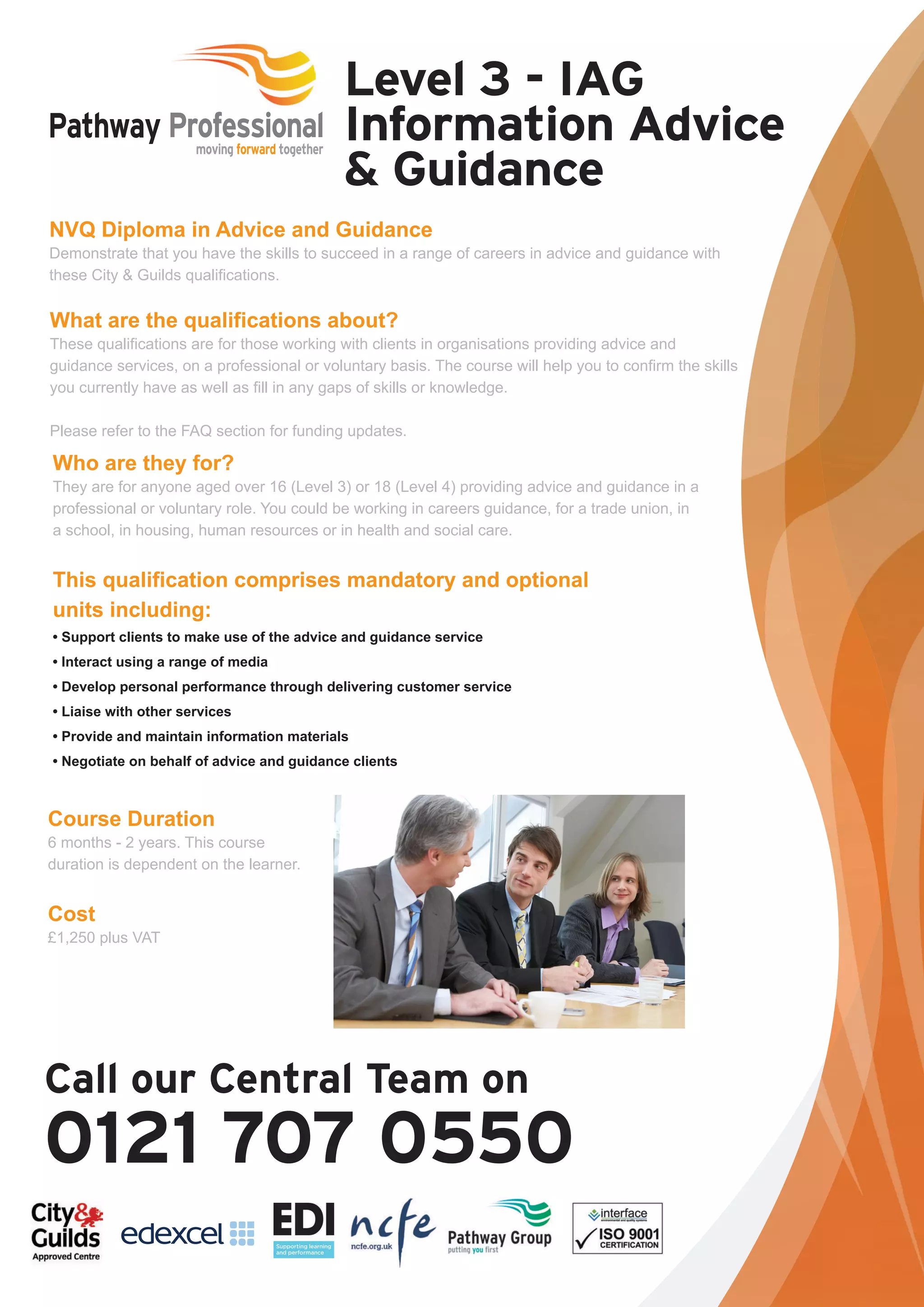 Pathway Professional - IAG (information, advice and guidance) Level 3 ...