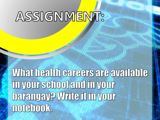 Health Career Pathways | PPTX