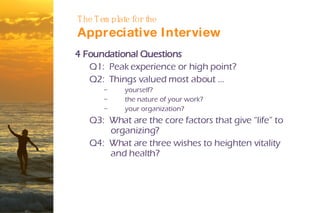 Appreciative Inquiry and Strength-Based Systems | PPT