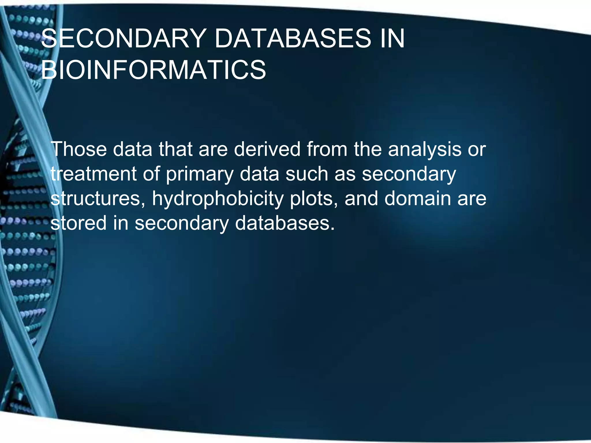 Pathways and genomes databases in bioinformatics | PPTX