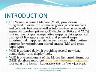 Pathways and genomes databases in bioinformatics | PPTX