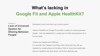 Pathways for patient facing apps using ResearchKit, HealthKit and CareKit | PPTX