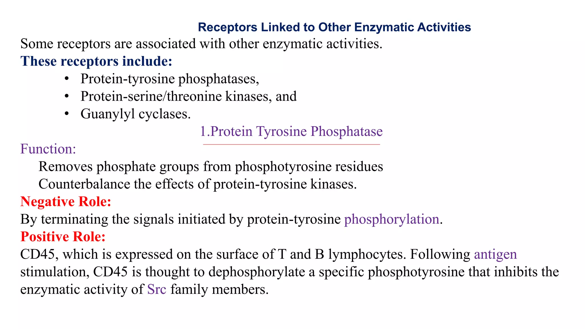 Pathways of intracellular signal transduction | PPTX