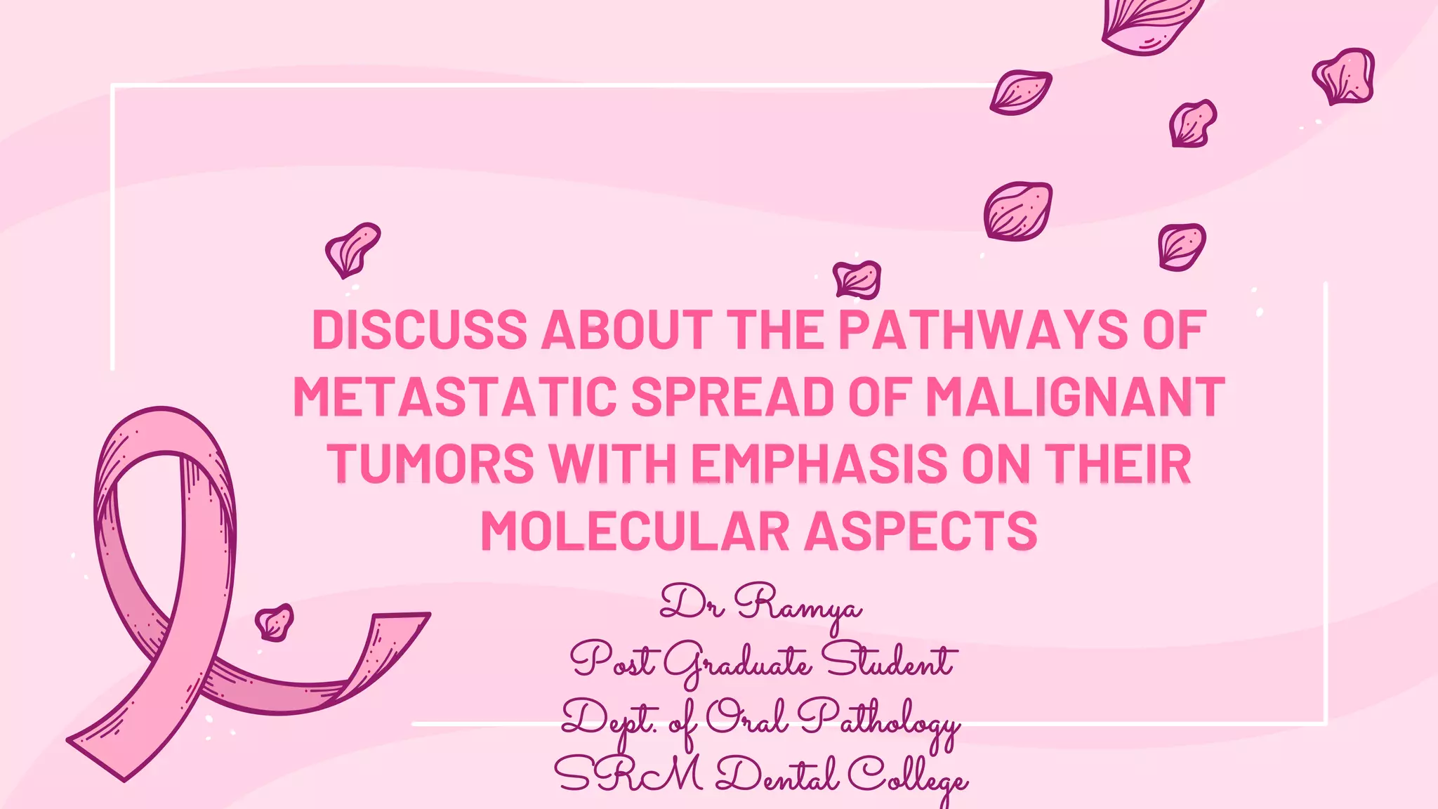 Pathways of metastasis of malignant tumors | PPTX