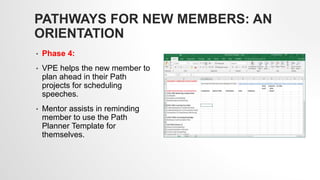 Pathways orientation for new members | PPTX