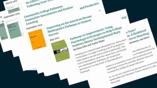 Carnegie Math Pathways | WestEd | PPT